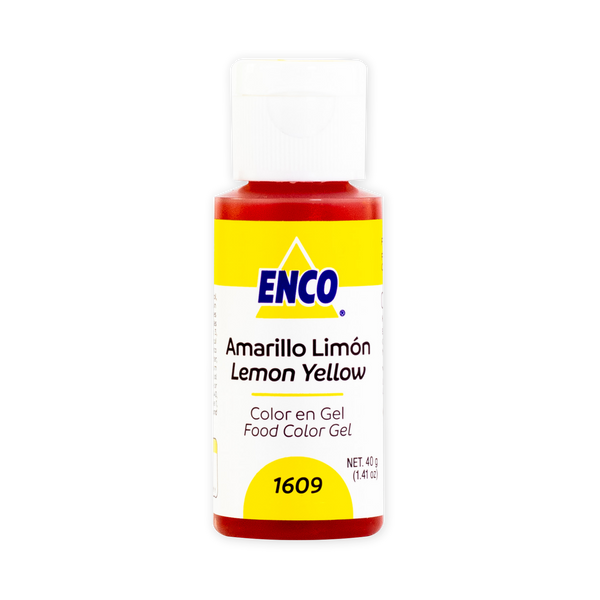 Color en Gel Enco Amarillo Limón 40g – Materias Primas Panypas