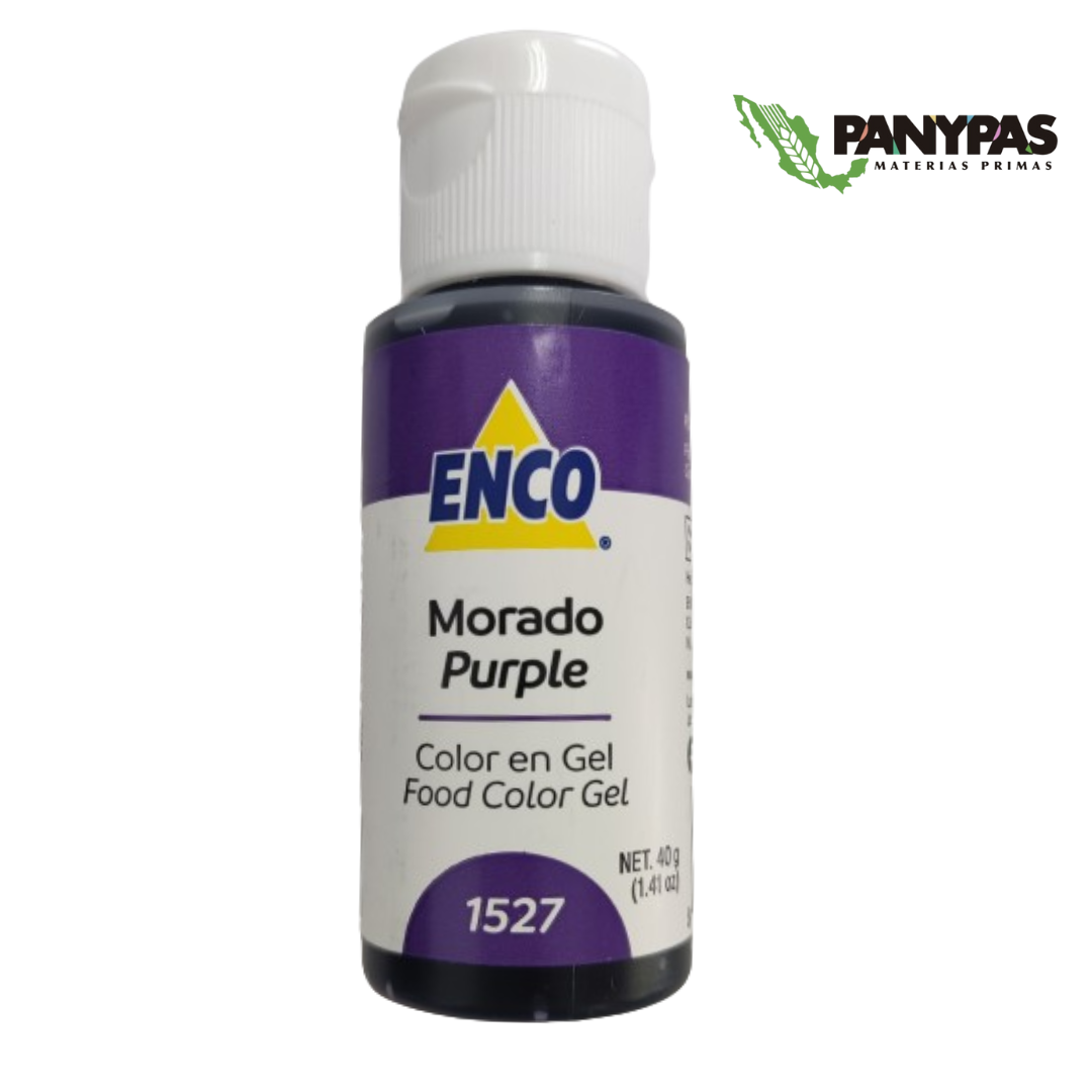 Color en gel Enco Morado – Materias Primas Panypas