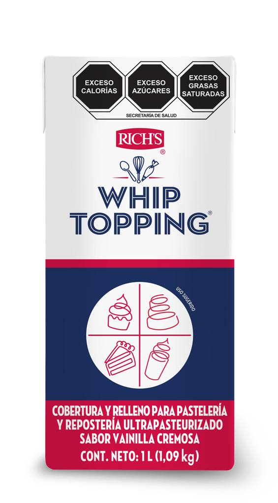 Nueva "WHIP TOPPING" Sabor Vainilla Cremosa – Materias Primas Panypas