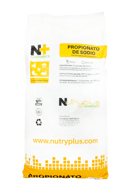 Propionato De Sodio Bulto 25 Kg – Materias Primas Panypas
