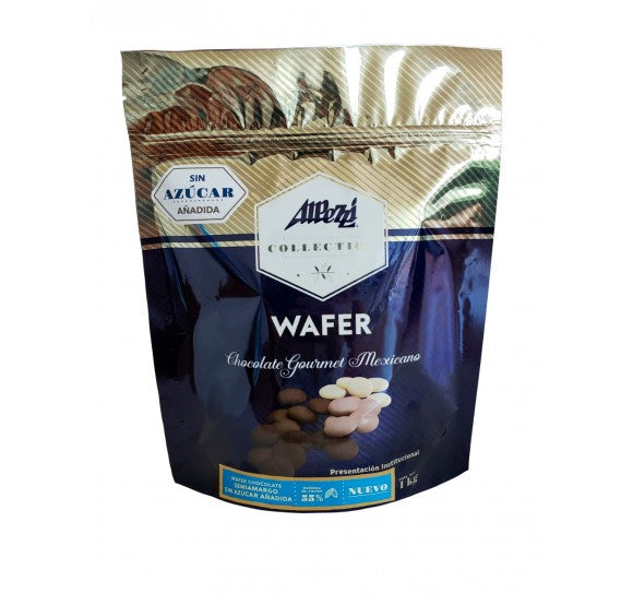 Wafer Chocolate Semiamargo sin azúcar Alpezzi – Materias Primas Panypas